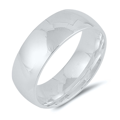 Lizzy Sterling Silver Band - Elegant Simplicity in a Sterling Silver B